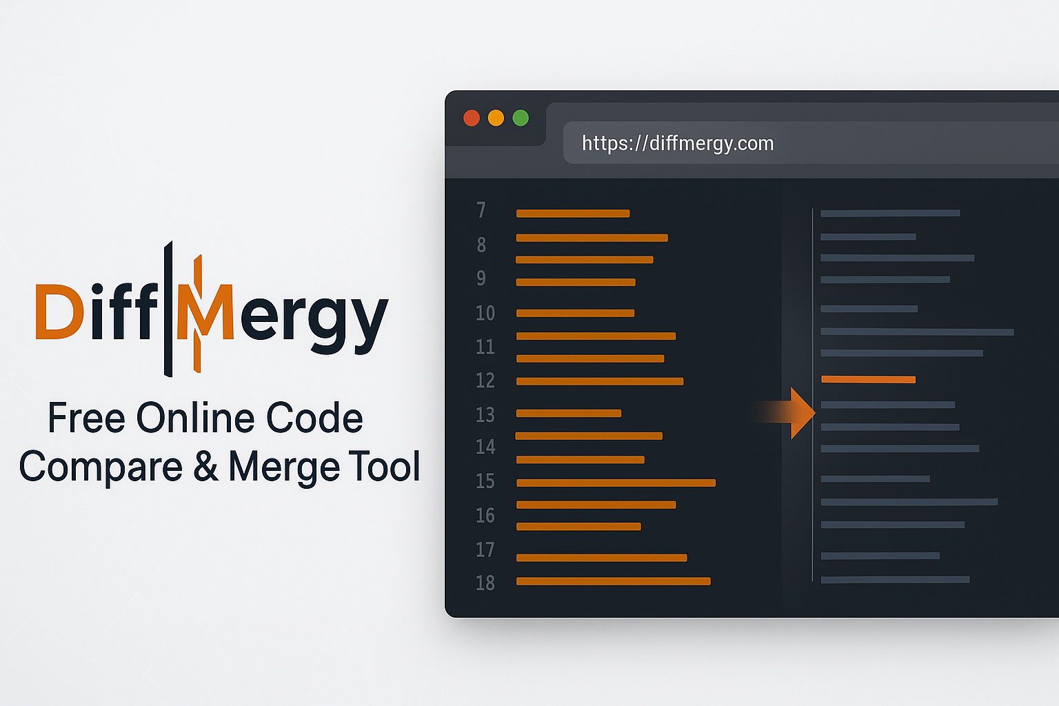 DiffMergy: A Free Code Compare & Merge Tool